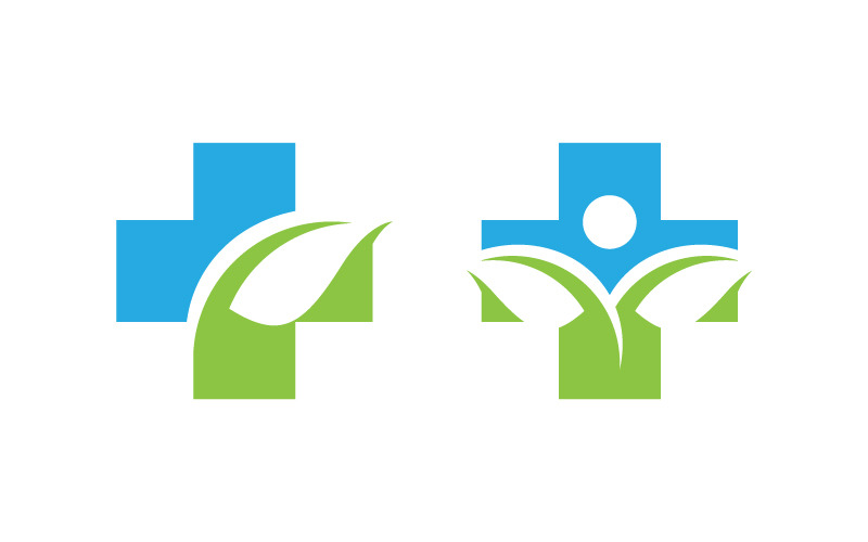 Healthy life tree leaf concept logo design template v.48