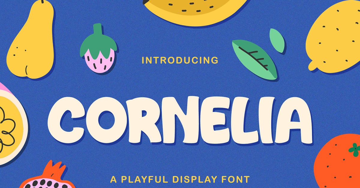 Cornelia - Fuente de visualización divertida y bonita