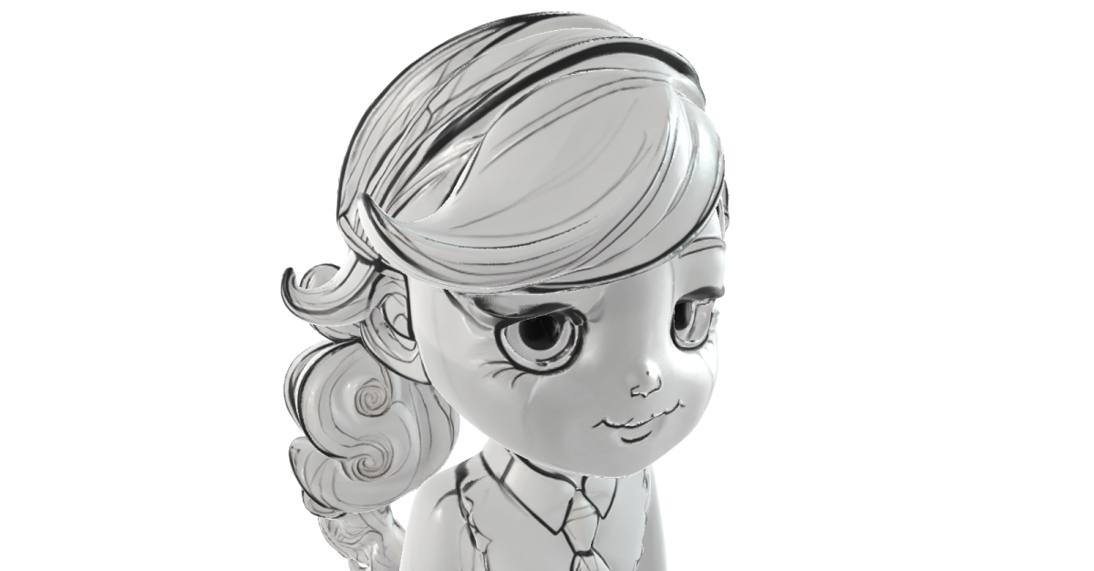 Friendly Office Pal Free 3D Print Model - TemplateMonster
