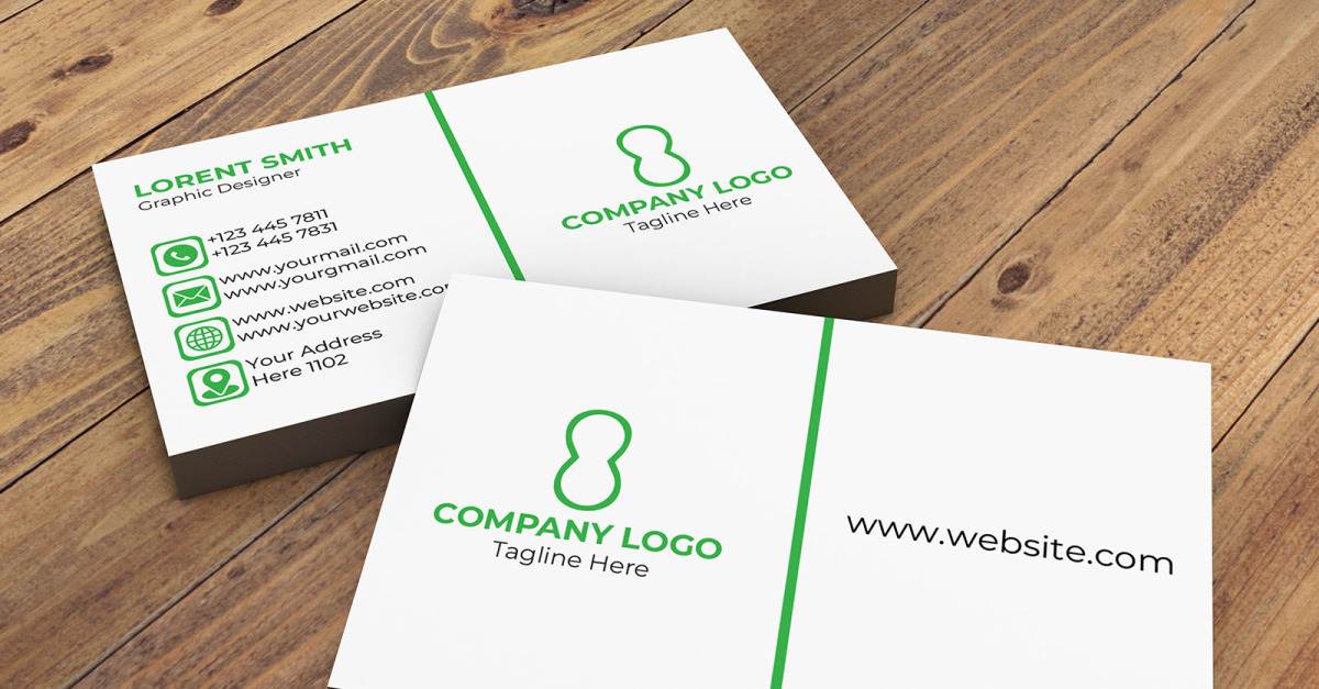 Corporate Business Card Template Design - TemplateMonster