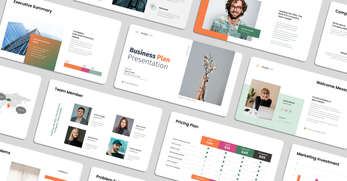 Modèle PowerPoint de plan d'affaires ultime – Plateforme pour startups et entreprises