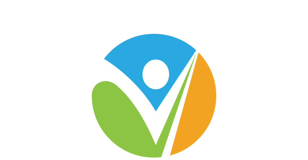 Sağlıklı yaşam İnsan karakteri logo işareti illüstrasyonu v.124