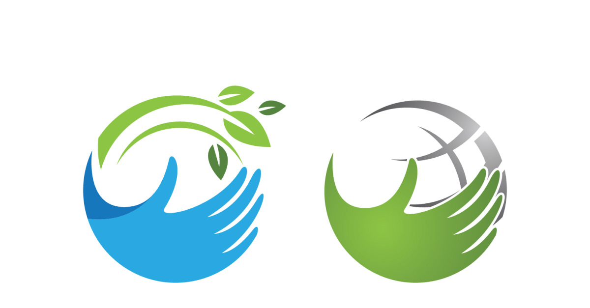 Healthy life tree leaf concept logo design template v.74