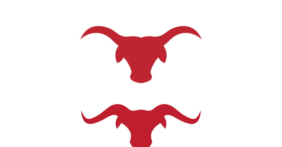 Taurus Horn Logo vector icon illustration design template v.24