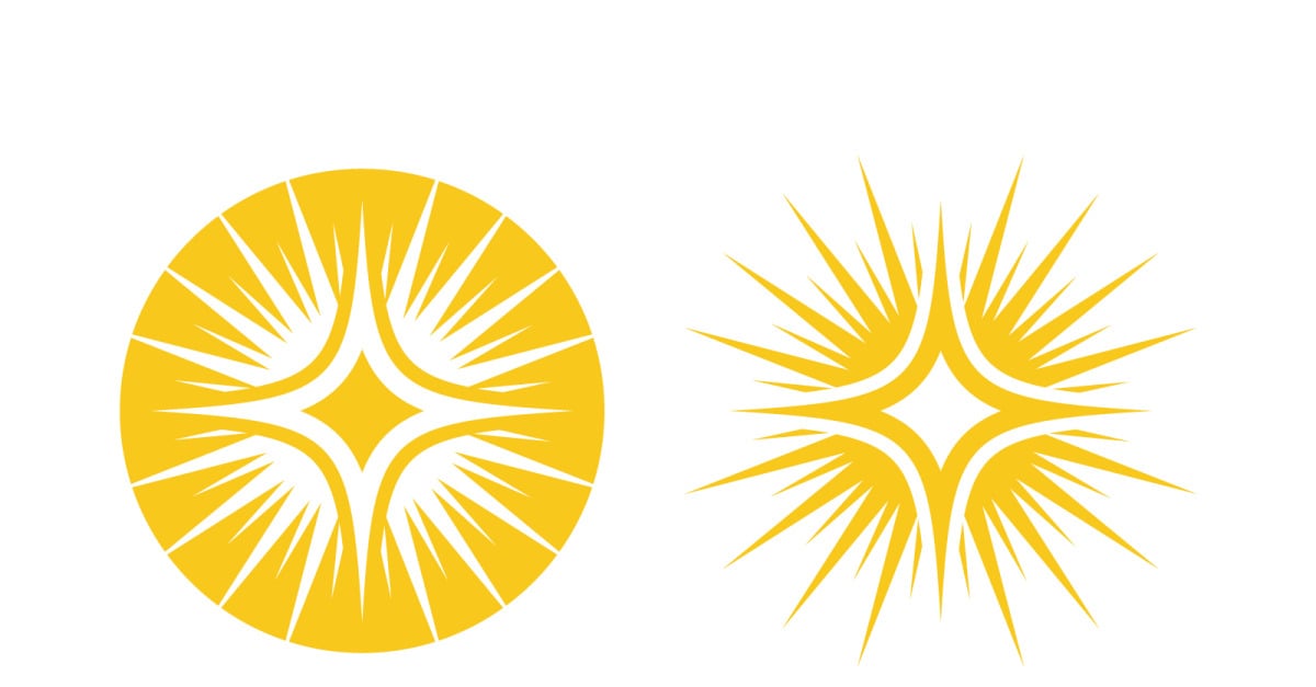 Sun Light Ray Logo Vector illustration Icon Template v.18