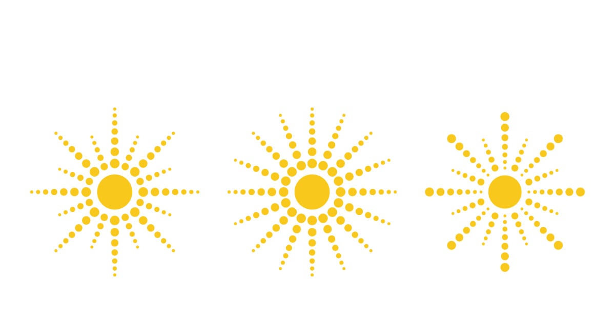 Sun Light Ray Logo Vector illustration Icon Template v.1