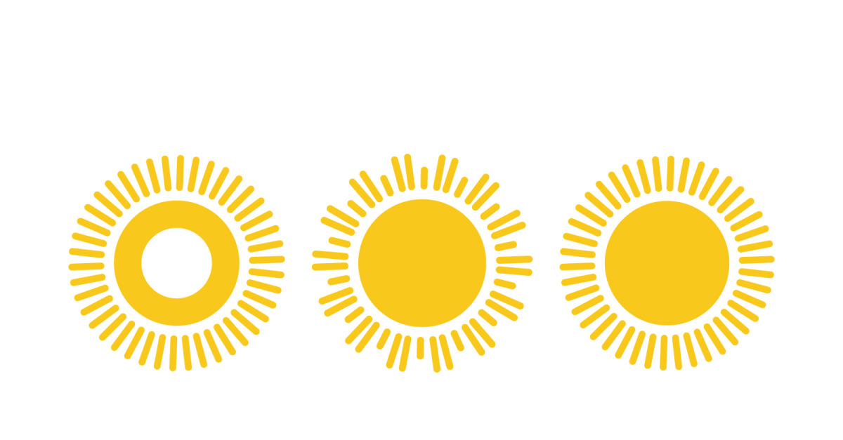 Sun Light Ray Logo Vector illustration Icon Template v.22