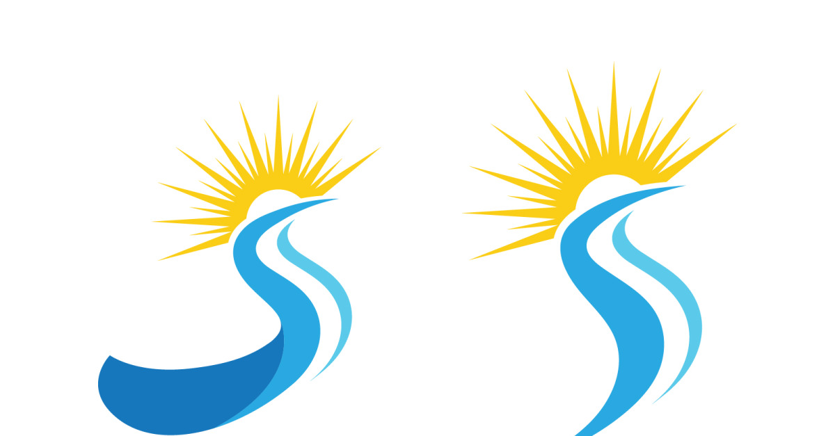 Sun Light Ray Logo Vector illustration Icon Template v.5