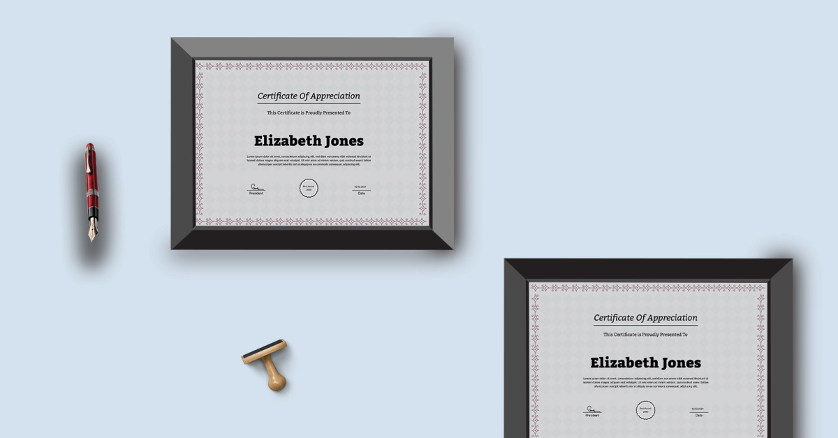 Mind Blowing Certificate Template ... - TemplateMonster