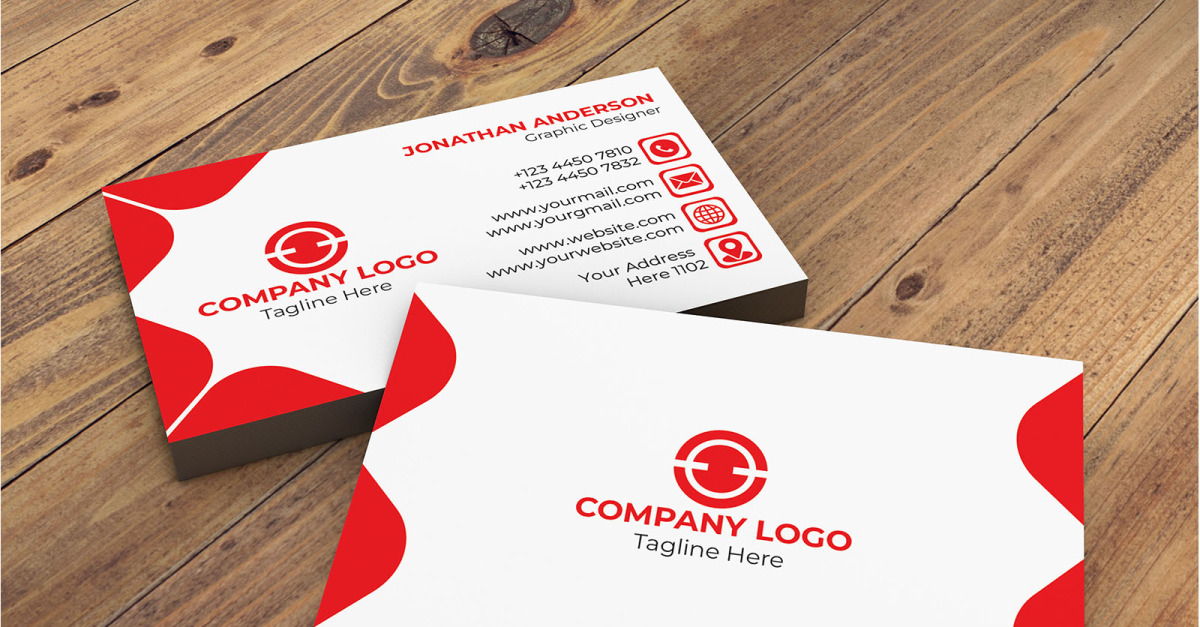 Customized Business Card Design #510660 - TemplateMonster
