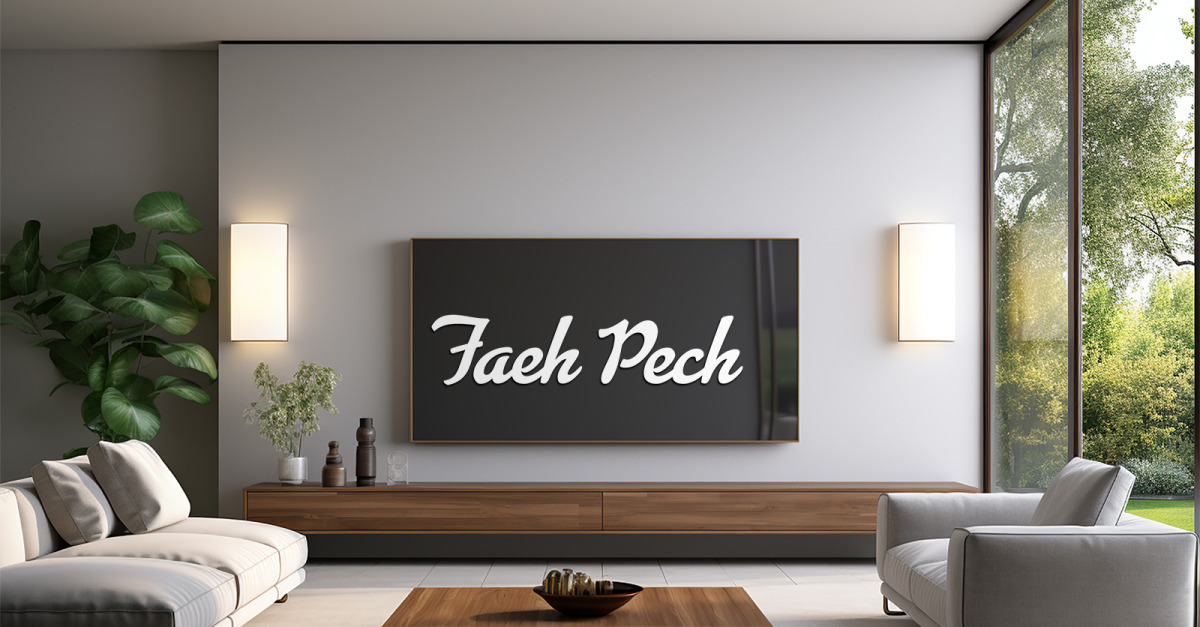 Tv mockup | Livingroom tv mockup #510886 - TemplateMonster