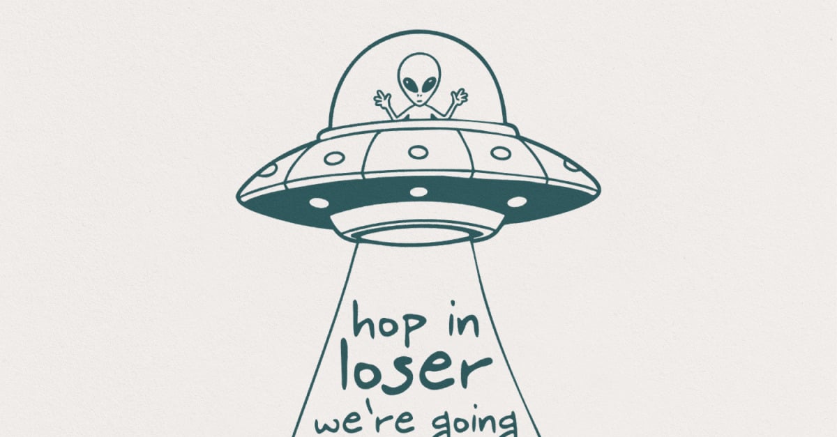 Hop In Loser We're Going Insane PNG, Trendi PNG, Anxiety PNG, Funny ...