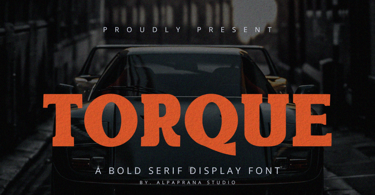 Torque - Fuente de visualización Bold Serif - TemplateMonster