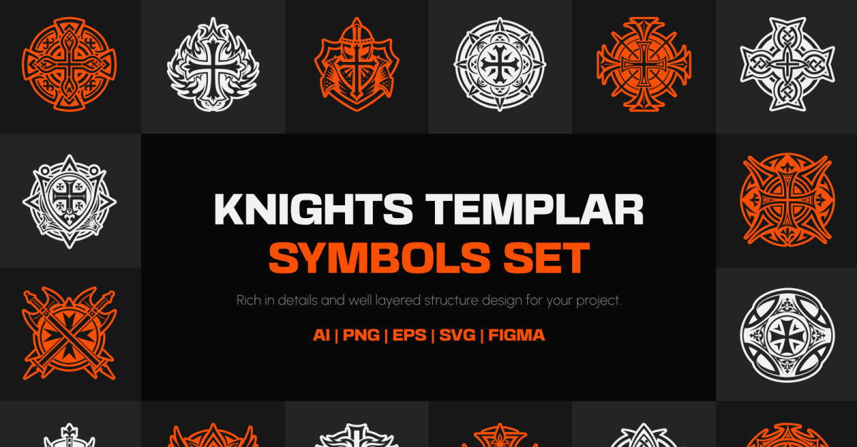 Modern Knights Templar Symbols #511799 - TemplateMonster