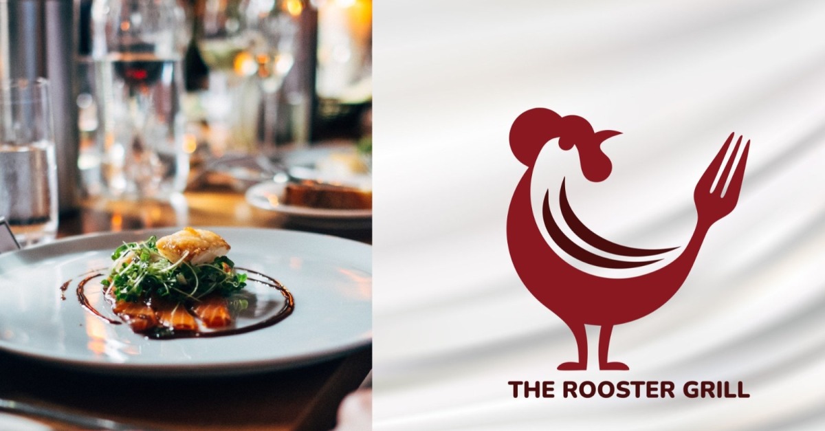 Rooster Grill logo tasarım Şablonu #511800 - TemplateMonster