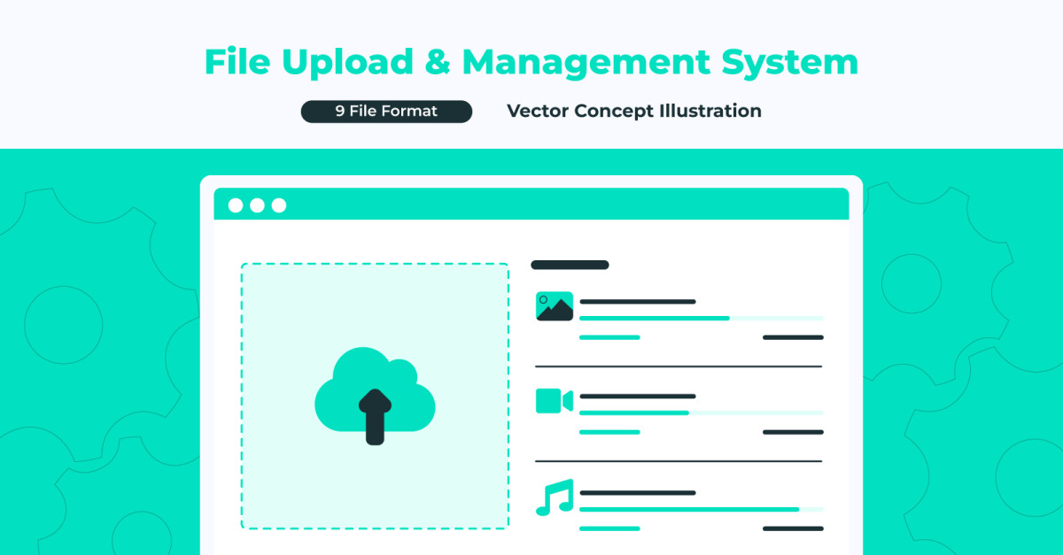 File Upload & Management System Concept design