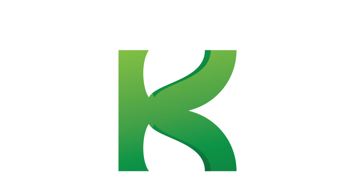 字母 K 标志模板元素设计 V12 #512373 - TemplateMonster