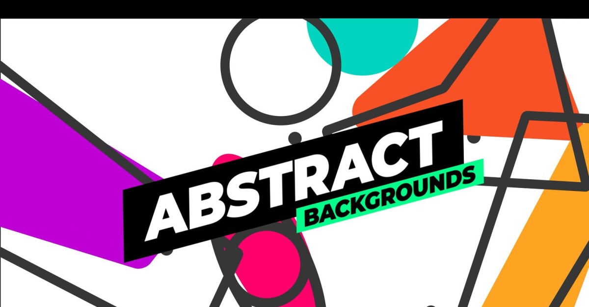 Abstract Backgrounds - Motion Graphics Template