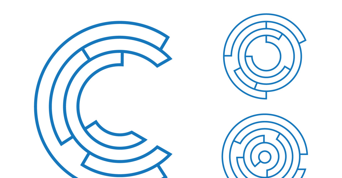 Teknoloji Devresi Modern simge Logo tasarım Şablonu v.16