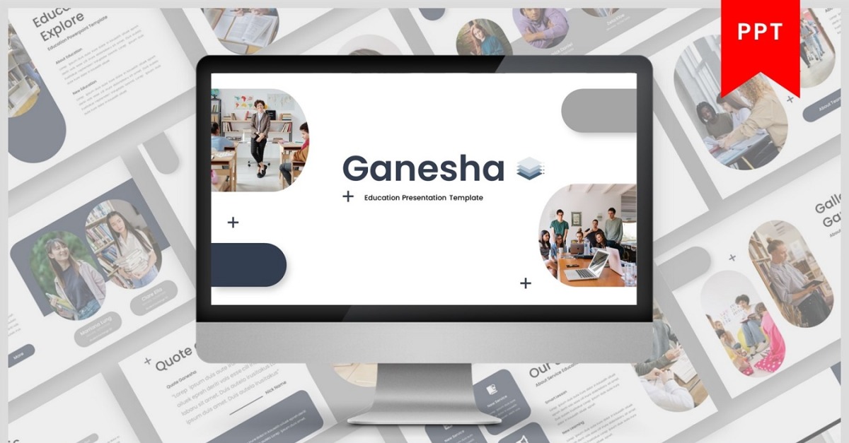 Ganesha - Plantilla de PowerPoint sobre educación