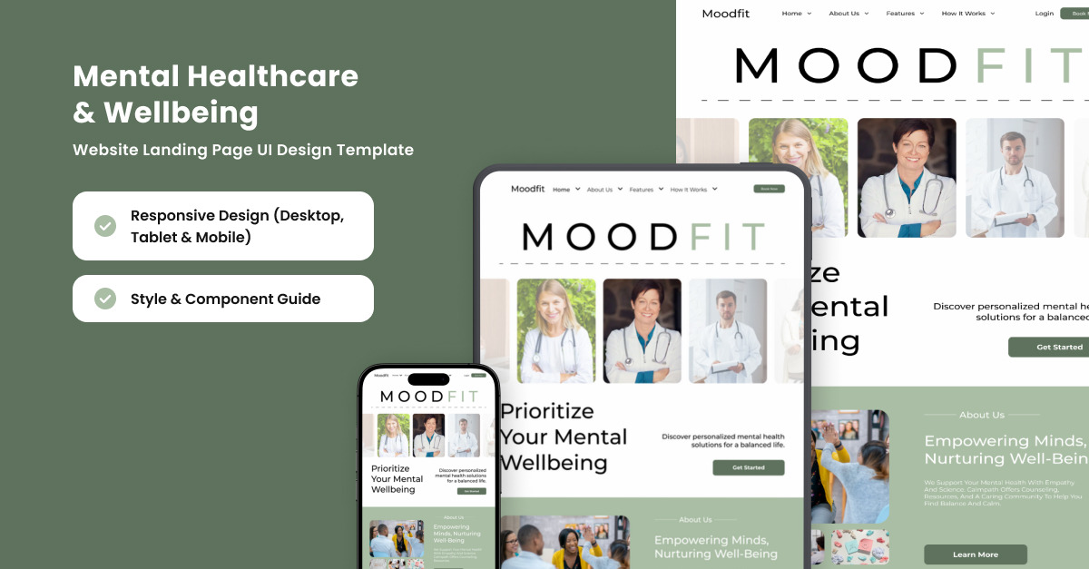 Moodfit – Mental Health Design Template - TemplateMonster