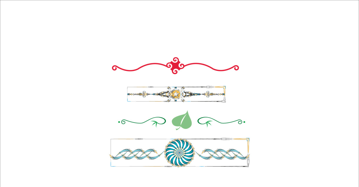 Realistic colorful Alpona Design #514943 - TemplateMonster