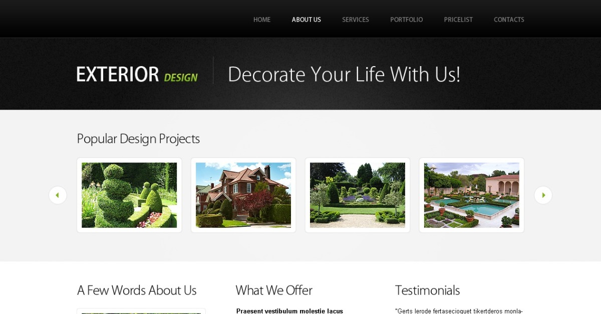 Kostenlose Website-Vorlage mit jQuery Slideshow - Design-Website-Vorlage
