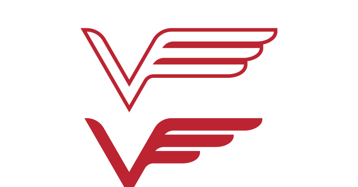 Eagle hawk wing icon illustratio logo design v.12