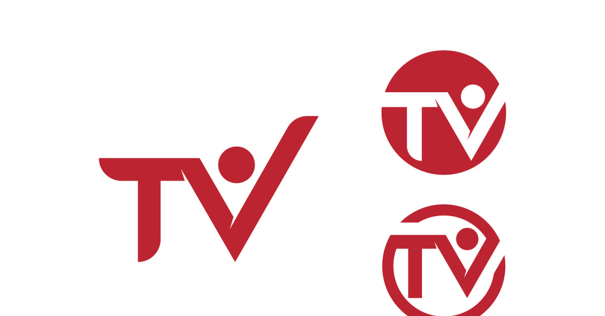 Çevrimiçi TV Kanalı Logo Tasarımı Canlı Yayın Logosu Konsepti v.2