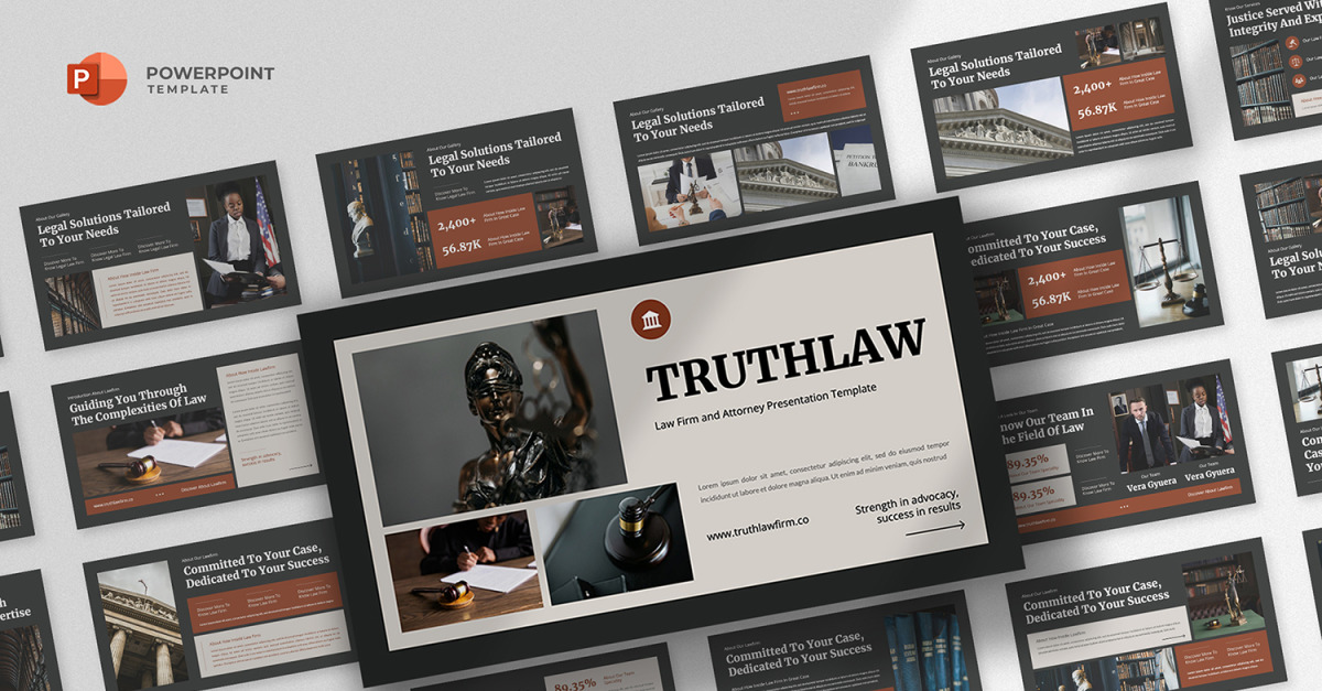 Truthlaw - Modello di PowerPoint per studio legale