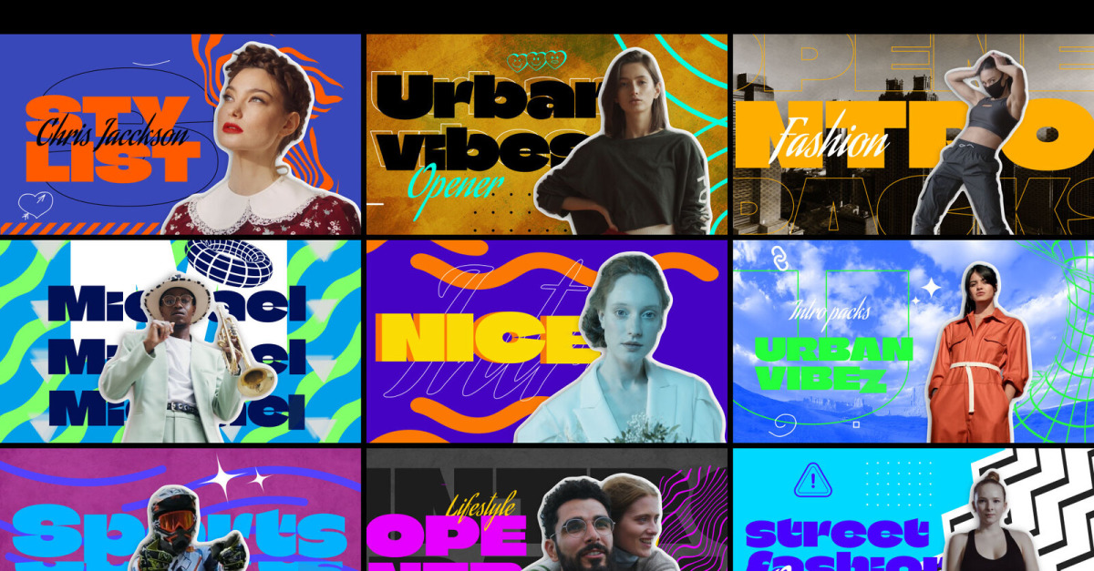 Unique Freeze Frame - After Effects Template