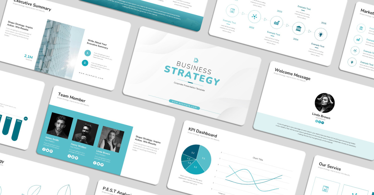 Strategix – Plantilla de PowerPoint de Estrategia Empresarial