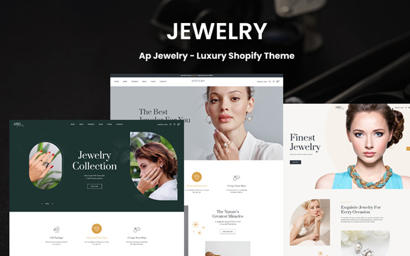 Ap Jewelry – Luxury Shopify Theme #519974 - TemplateMonster