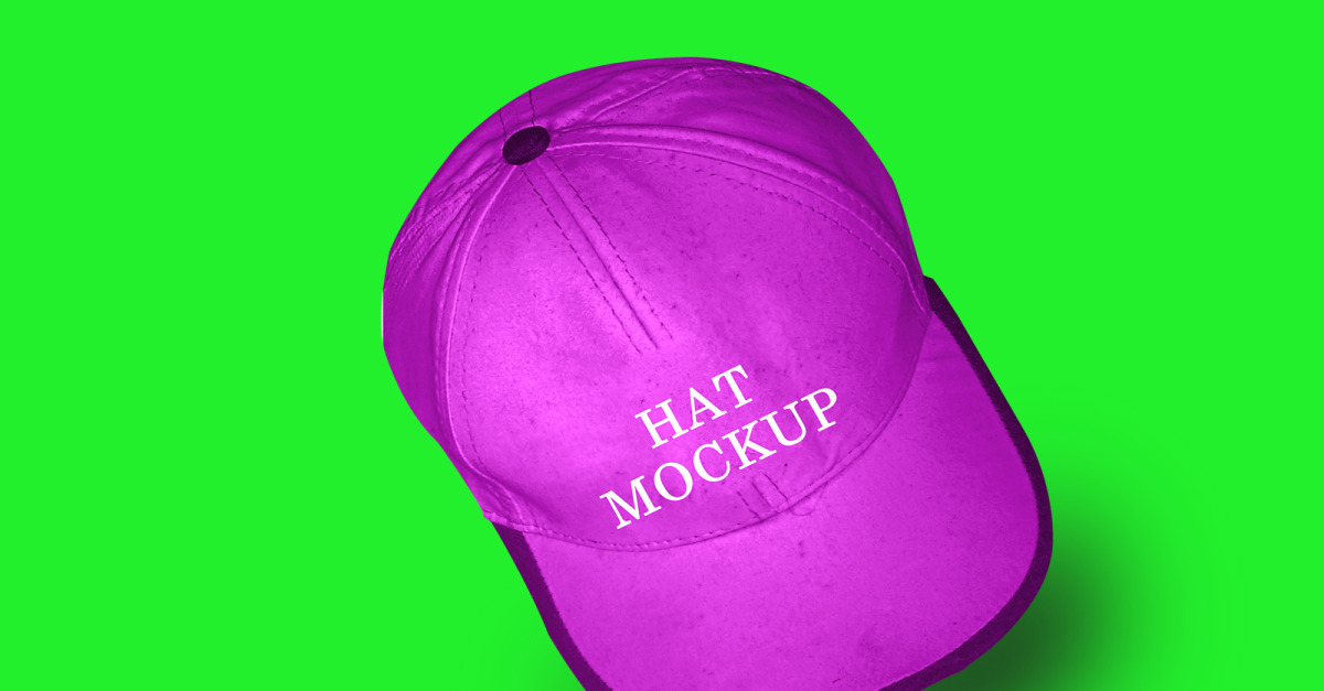 Hat Mockup PSD Template Design 10 #519953 - TemplateMonster