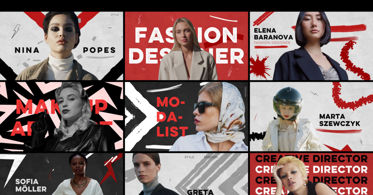Fashion Freeze Frame - Motion Graphics Template