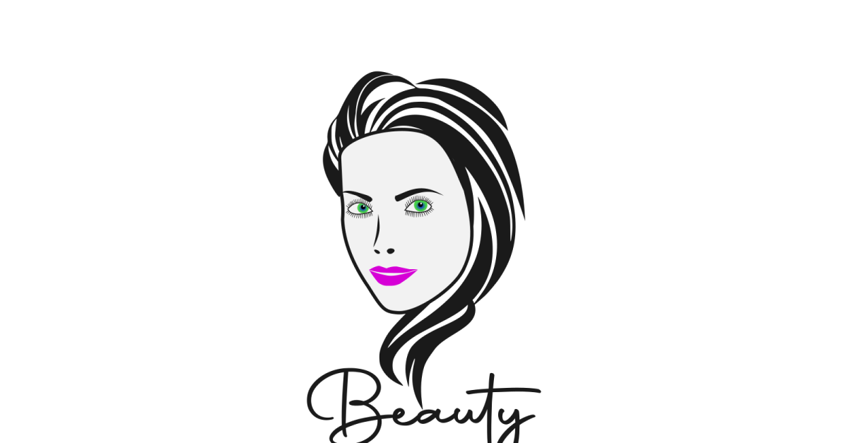 Modèle de logo de visage féminin attrayant - TemplateMonster