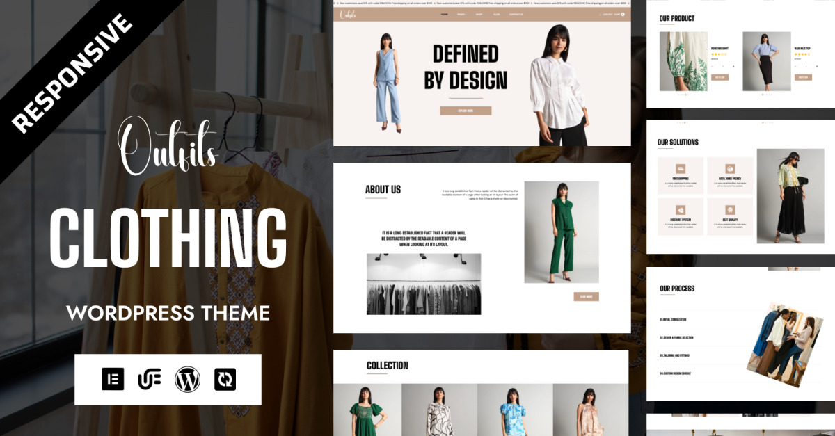 Outfits - Fashion & Clothing Store WooCommerce Elementor Theme