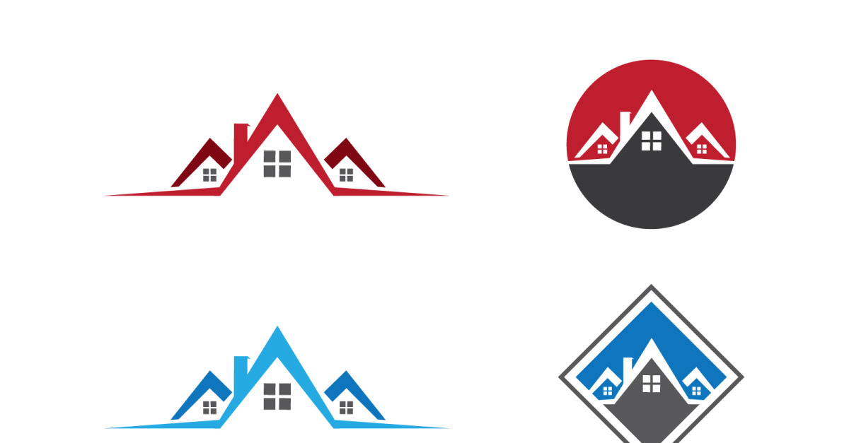 Ev Mülkiyet kavramı simge logo şablonu v.37 - TemplateMonster