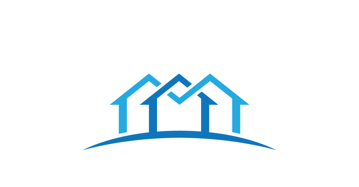 Modèle de logo d'icône de concept de propriété de maison v.44