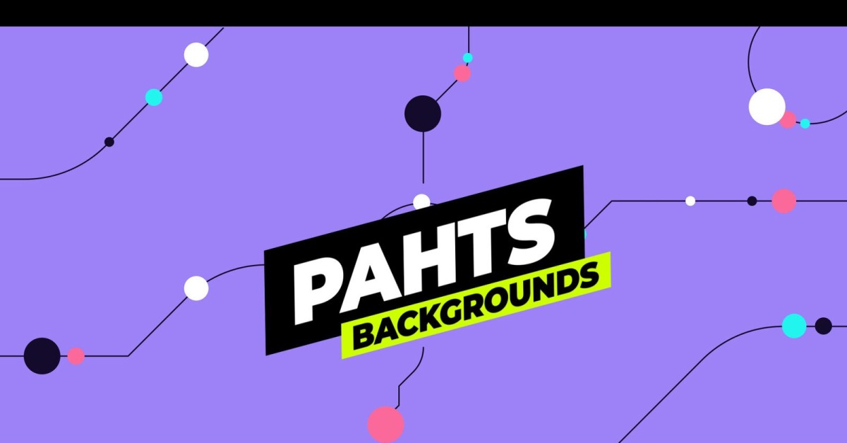 Paths Backgrounds - Motion Graphics Template