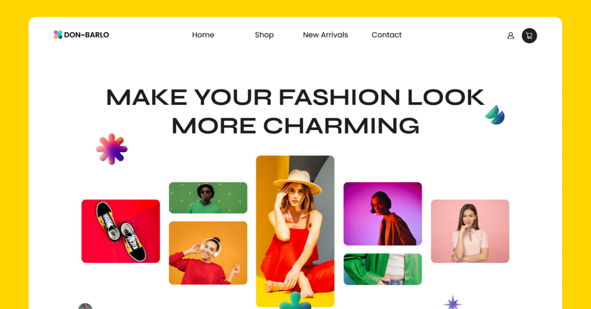 DanBarlo - Ecommerce website hero #522984 - TemplateMonster