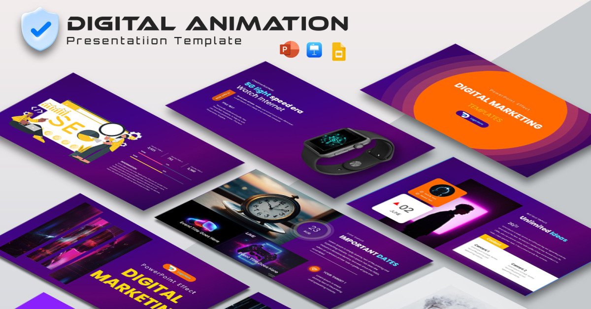 Digital Animation Bundle Template #523135 - TemplateMonster