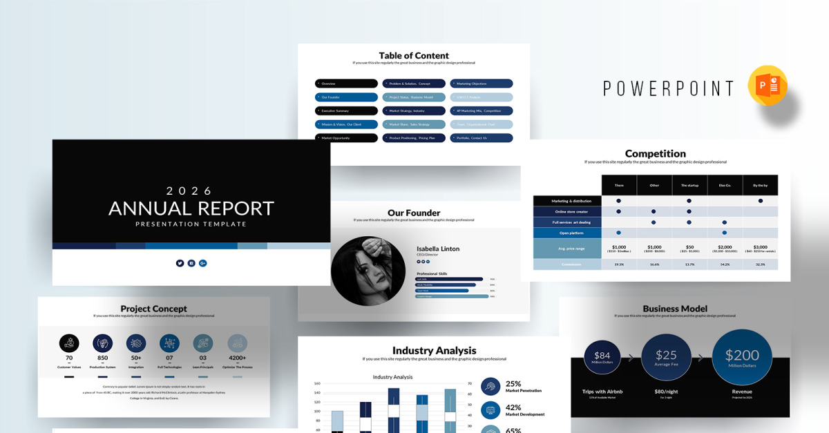 Annual Report_Powerpoint Presentation Template