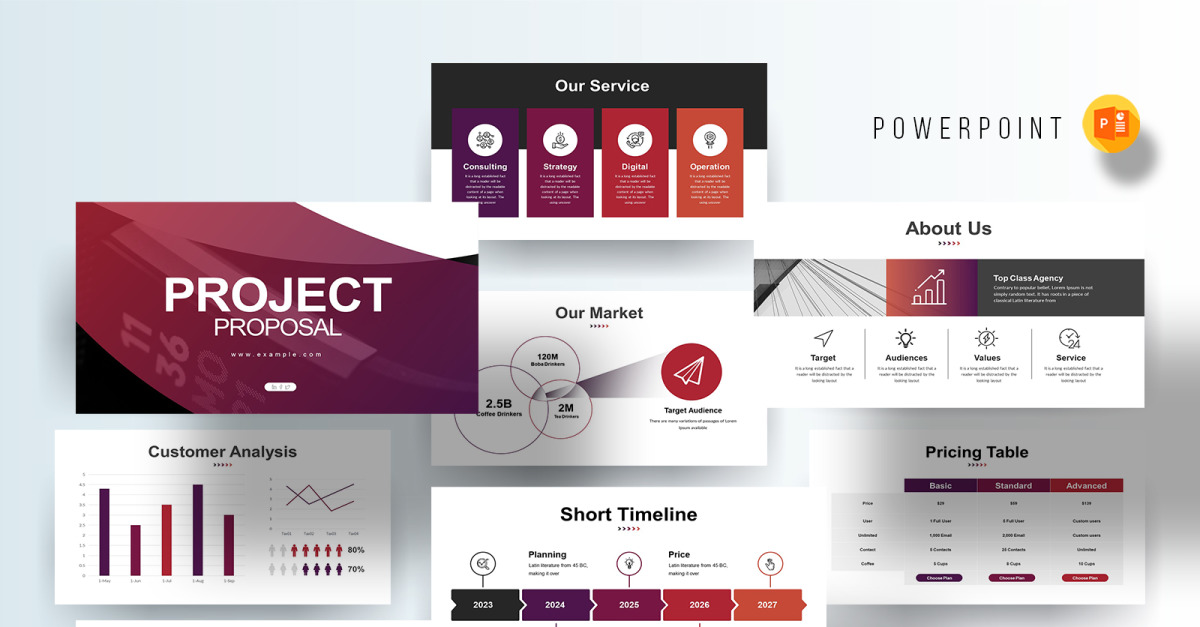 Proje Teklifi-Sunum Şablonu #523473 - TemplateMonster