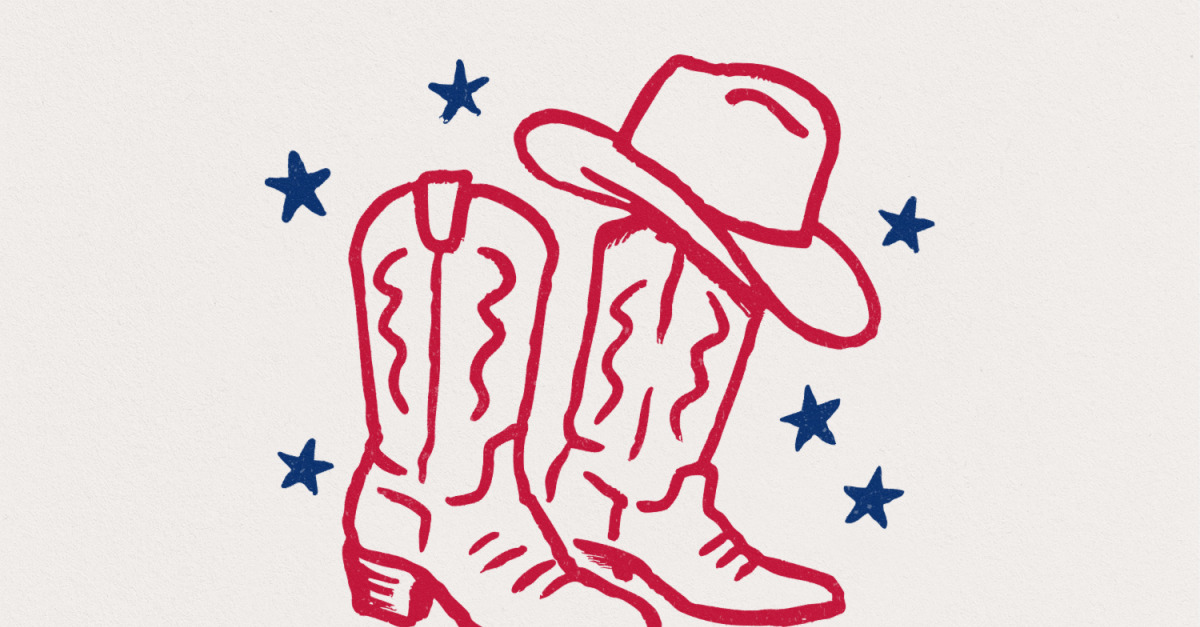 Coquette Cowgirl PNG, Preppy Country 4th, Aesthetic Fourth of July ...