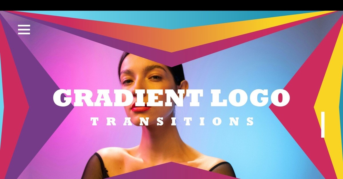 Gradient Logo Transitions - Motion Graphics Template