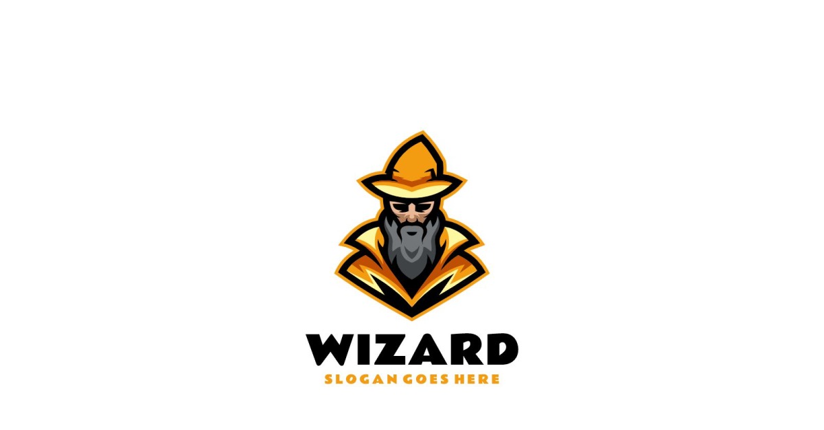 Büyücü Maskot Logo Tasarımı 021 #524901 - TemplateMonster