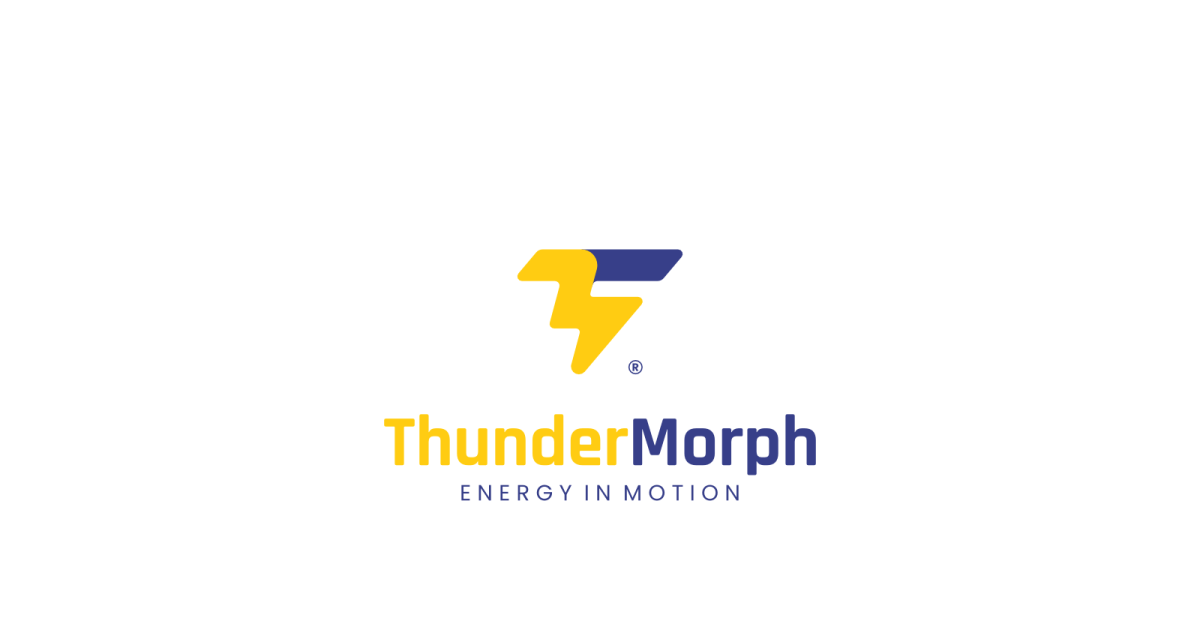 Modern Flat Thunder morph Logo Tasarımı - TemplateMonster