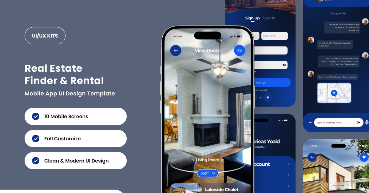 Homix – Real Estate Finder UI Design Template