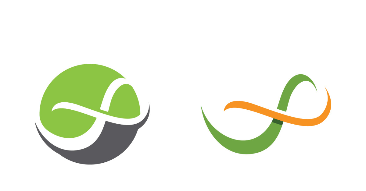 Modèle de conception d'illustration d'icône vectorielle de conception de logo Infinity v.11